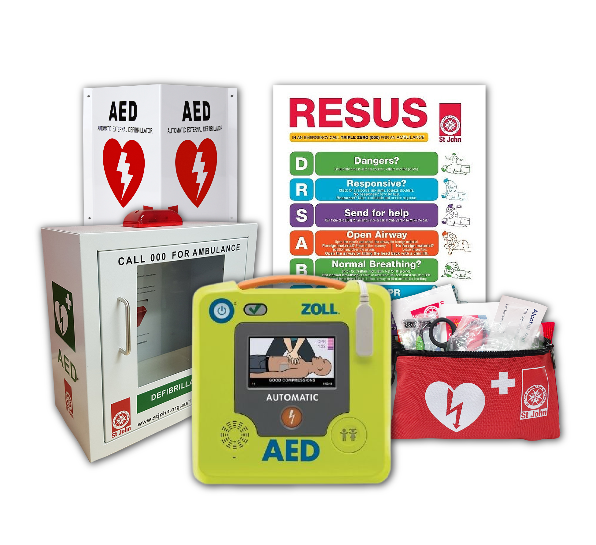 ZOLL AED 3 CABINET BUNDLE – St John Ambulance National Online Shop