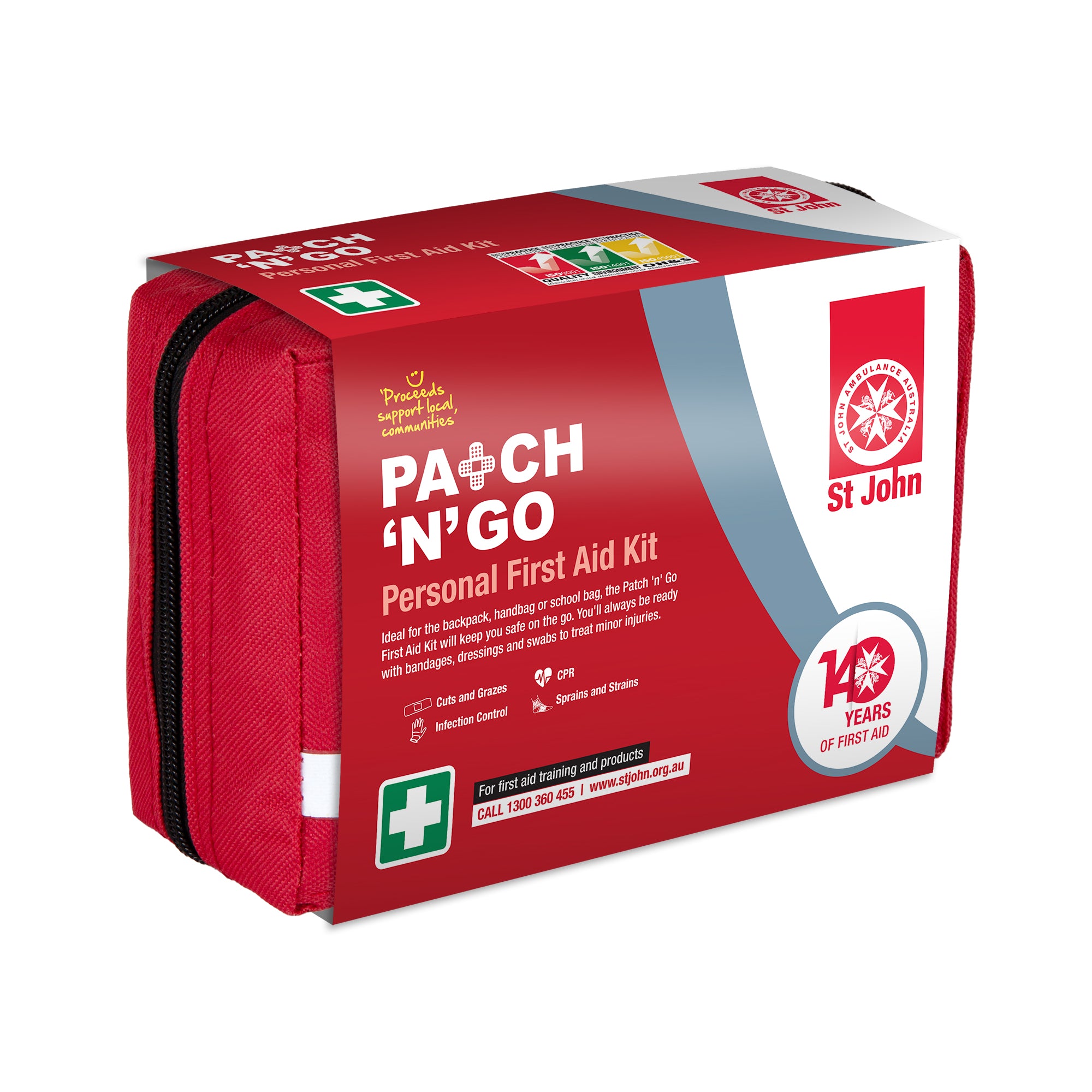 St John Personal First Aid Kit - Patch 'n' Go – St John Ambulance ...