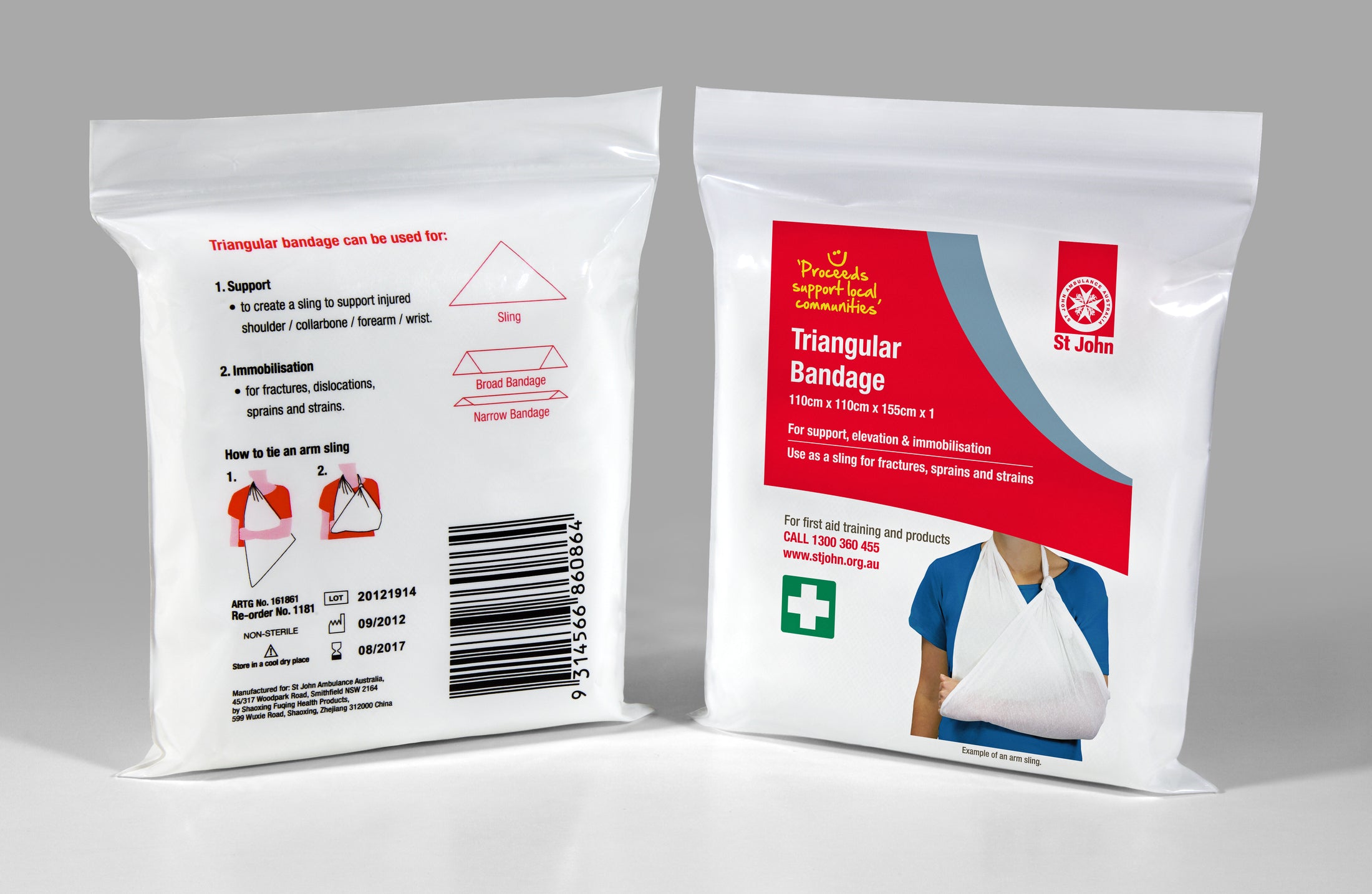 Triangular Bandage - 110cm x 110cm – St John Ambulance National Online Shop