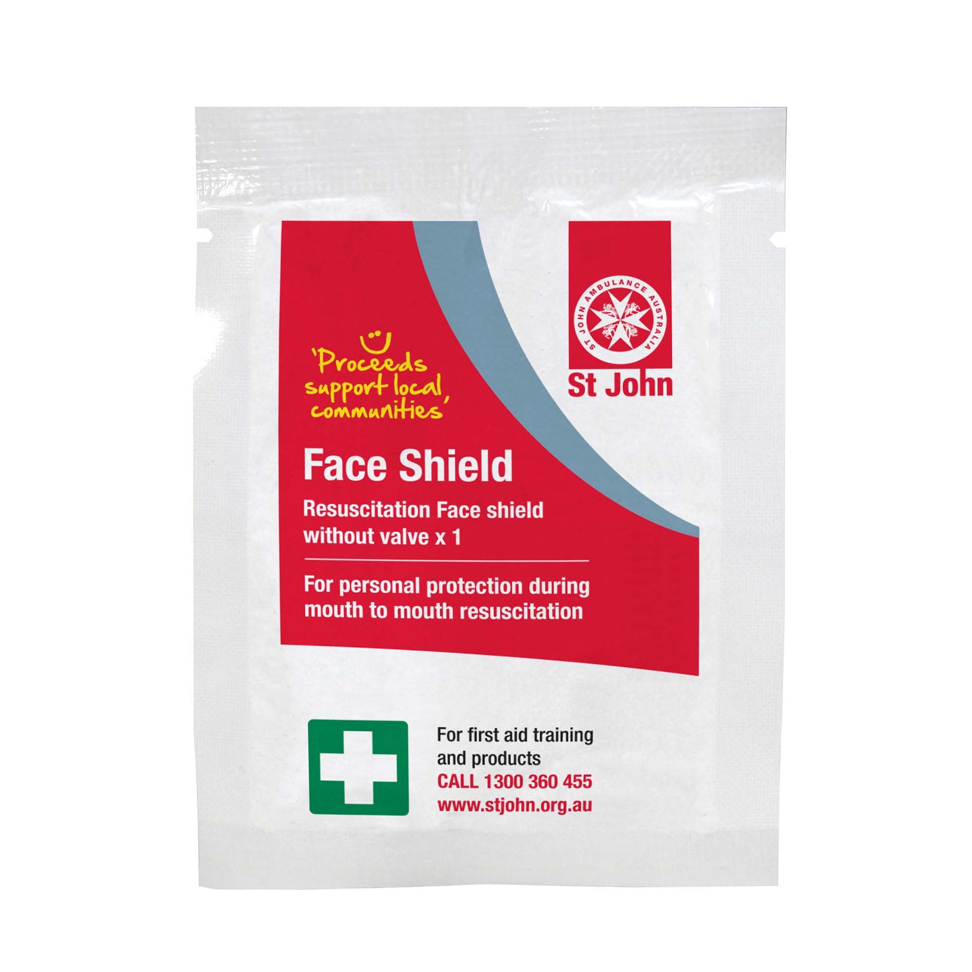 Resuscitation Face Shield without valve – St John Ambulance National ...
