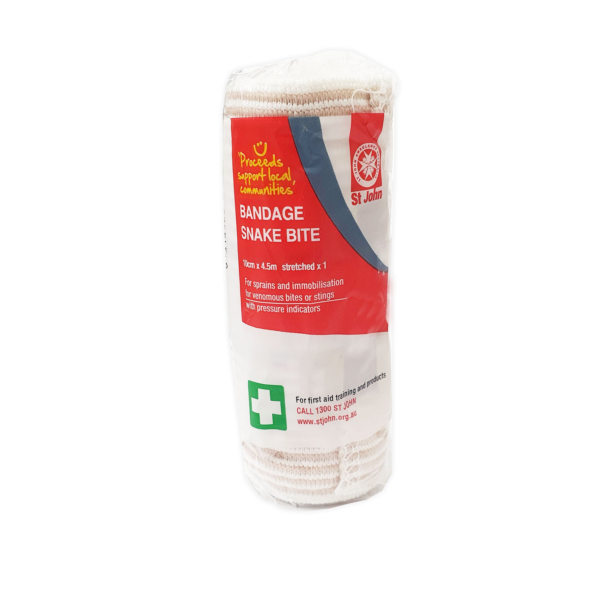 Bandage Snake Bite - 10cm x 4.5m – St John Ambulance National Online Shop