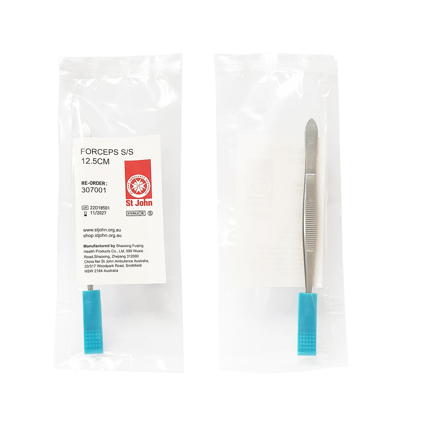 Forceps Pointed 12.5cm SS Sharp Sterilize – St John Ambulance National ...