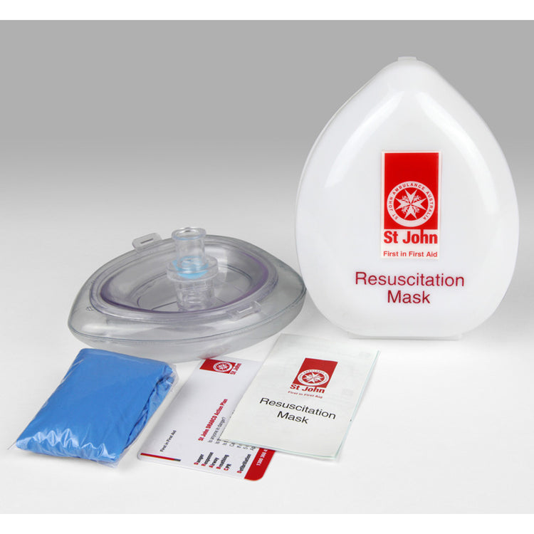 Resuscitation Mask - Reusable – St John Ambulance National Online Shop
