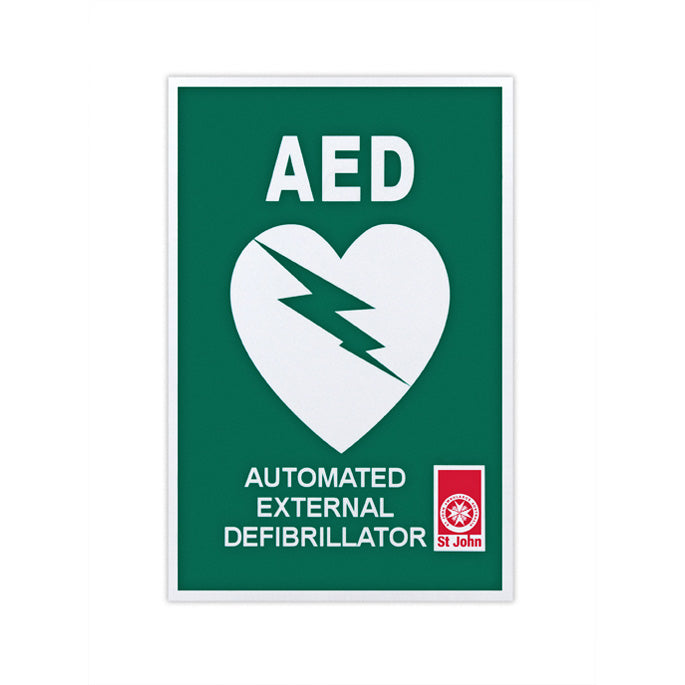 First Aid Signage for AED – St John Ambulance National Online Shop