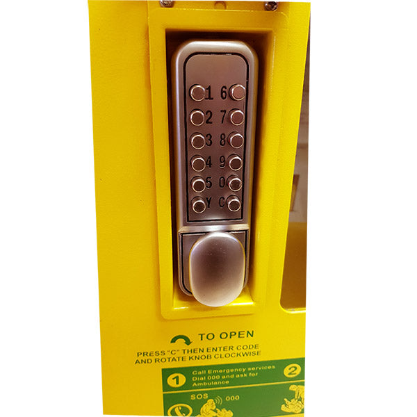 Defibrillator Cabinet Outdoor Keypad – St John Ambulance National ...